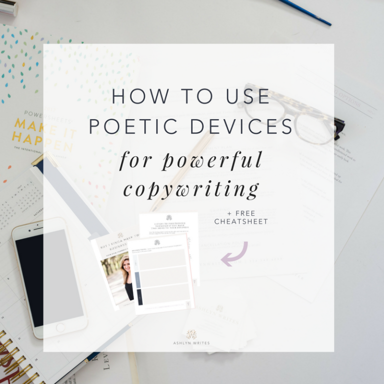 How to Use Poetic Devices for Powerful Copywriting - Blog from Ashlyn ...