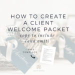 How to Create a Welcome Packet: Copy to Include (and Omit) - Blog from ...