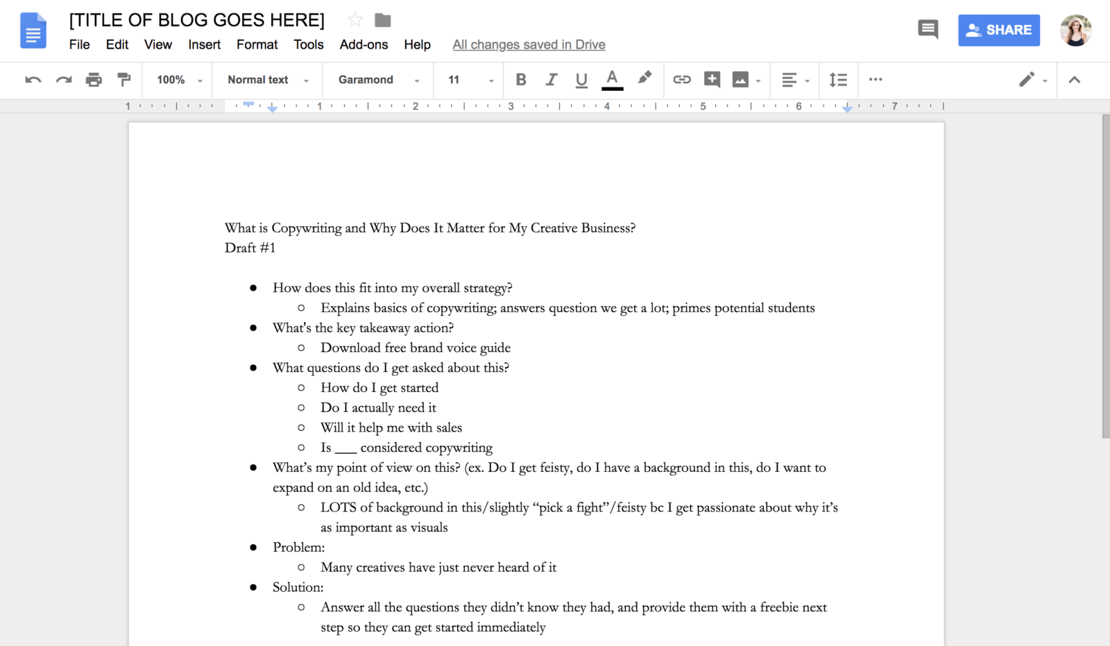 How to Cultivate a Go-to Blog Writing Workflow - Blog from Ashlyn ...