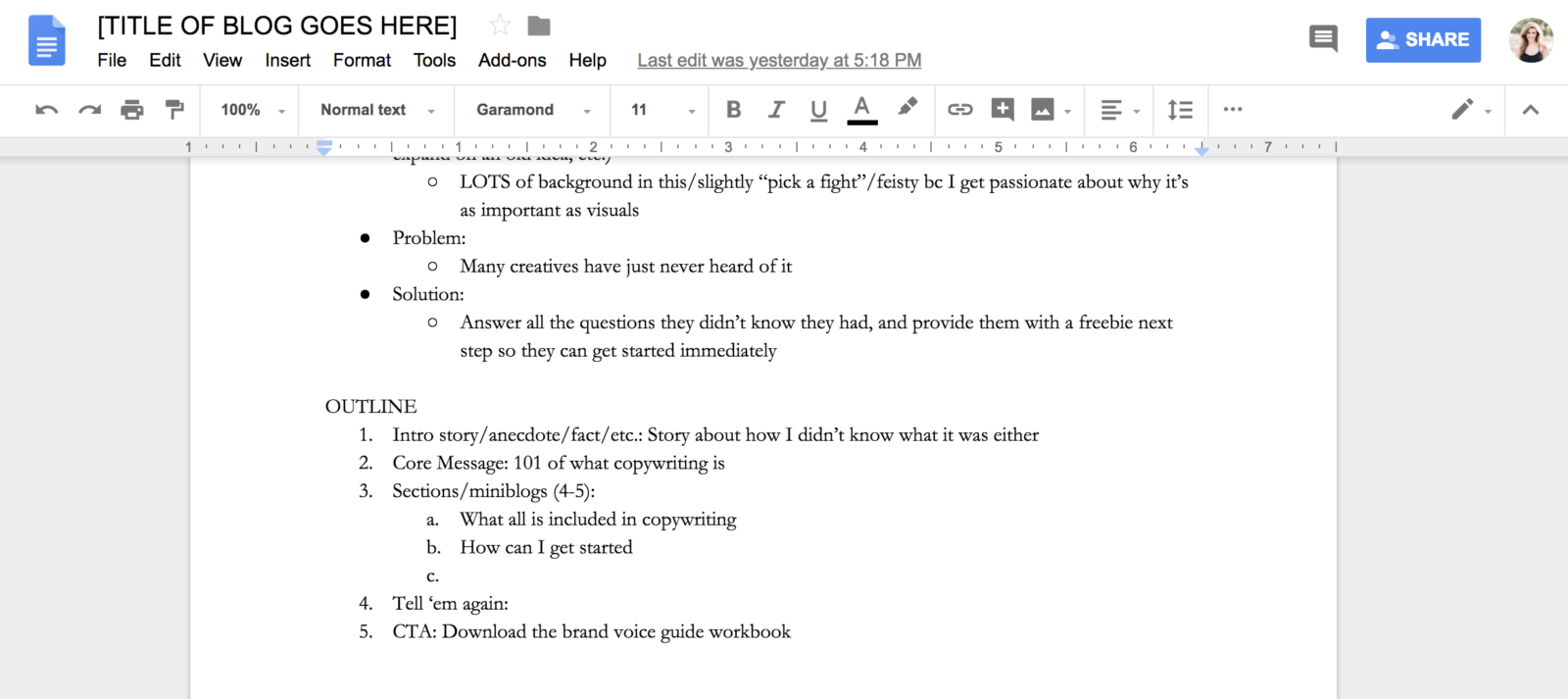How to Cultivate a Go-to Blog Writing Workflow - Blog from Ashlyn ...