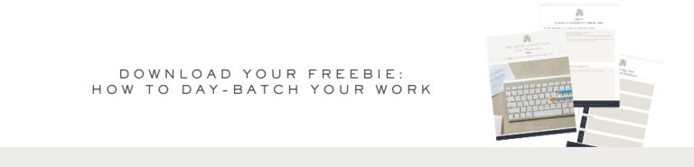 How to Batch Work & Organize with Themed Days - Blog from Ashlyn Carter ...