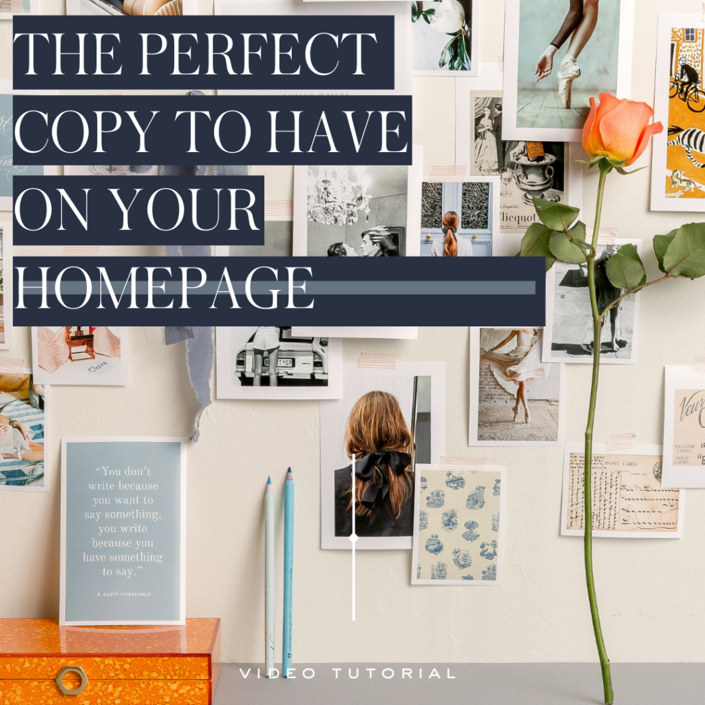 The PERFECT Copy To Have On Your Website Homepage - Blog from Ashlyn ...