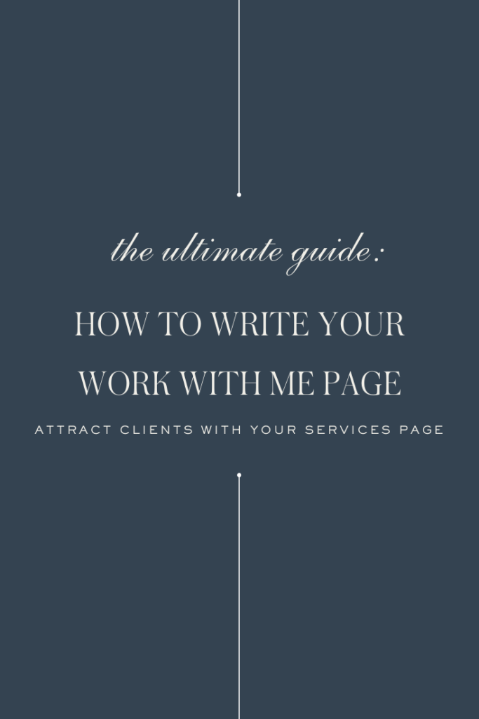 How to Write Your Work With Me Page - Blog from Ashlyn Carter | Launch ...